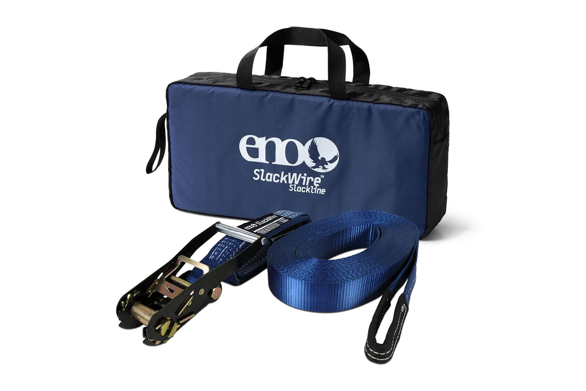 SlackWire Slackline - Tree-Friendly Slack Line Kit | ENO